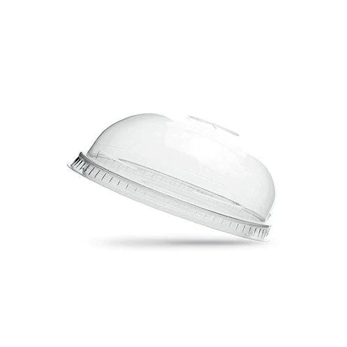 Smoothie Cup Lids - 12oz Domed With Hole 1000pk – Tiki Packaging