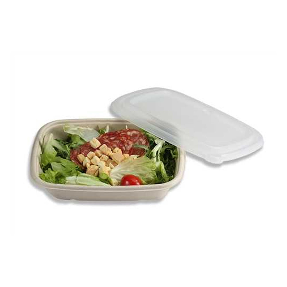 PP Lid For Rectangular Container 150pk – Tiki Packaging